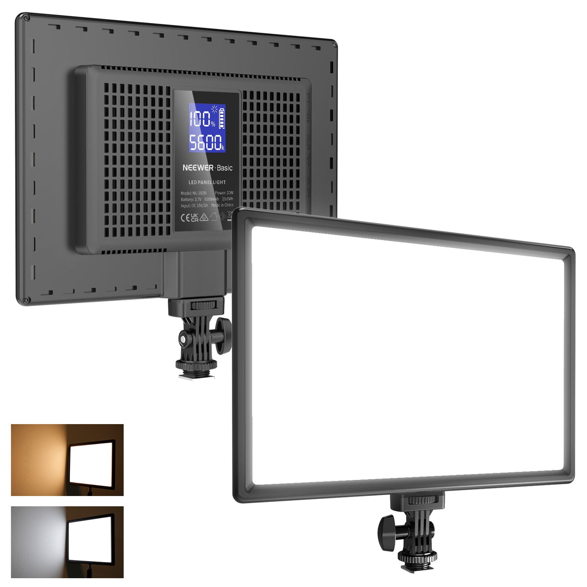 NEEWER BASICS NL-192B Bi Color LED Video Light Panel – NEEWER.EU